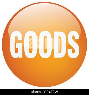 goods orange round gel isolated push button Stock Vector Image & Art ...