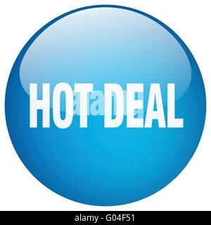 hot deal blue round gel isolated push button Stock Vector Image & Art ...