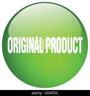 original product green round gel isolated push button Stock Vector ...