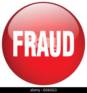 fraud red round gel isolated push button Stock Vector Image & Art - Alamy