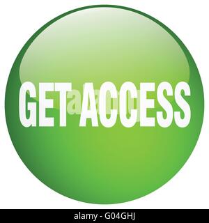 get access green round gel isolated push button Stock Vector Image ...