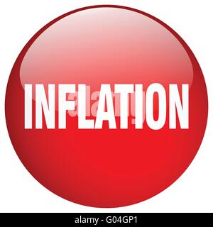 inflation red round gel isolated push button Stock Vector Image & Art ...