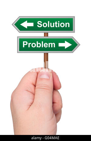 Choice concept with arrows isolated on white background Stock Photo - Alamy