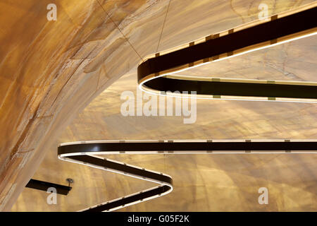 Curved ceiling and suspended lighting. Serpentine Summer Pavilion 2014 ...