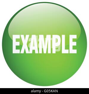 example green round gel isolated push button Stock Vector Image & Art ...