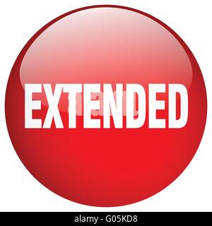 extended red round gel isolated push button Stock Vector Image & Art ...