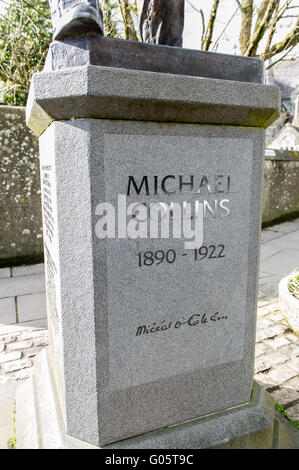 Statue of Michael Collins at Clonakilty in Ireland Stock Photo - Alamy