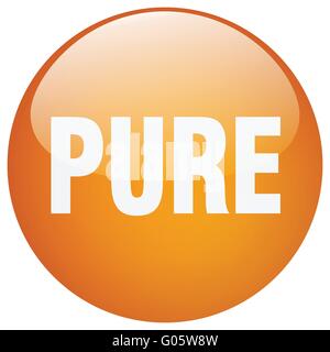 pure orange round gel isolated push button Stock Vector Image & Art - Alamy