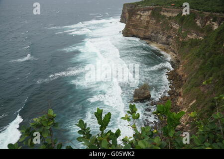 Ocean view from cliff Stock Photo - Alamy