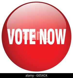vote now red round gel isolated push button Stock Vector Image & Art ...