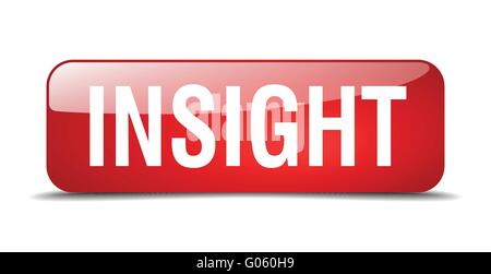 insight button. insight square red push button Stock Vector Image & Art ...