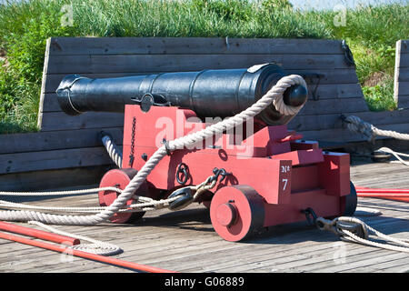Cannon from the War of 1812 at Ft. McHenry, MD US Stock Photo - Alamy