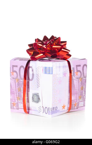 gift box made of euro Stock Photo - Alamy