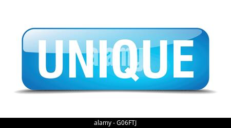 unique blue square 3d realistic isolated web button Stock Vector Image ...
