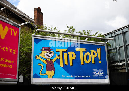 Billboard Advertising at London Underground Bank Station, London ...