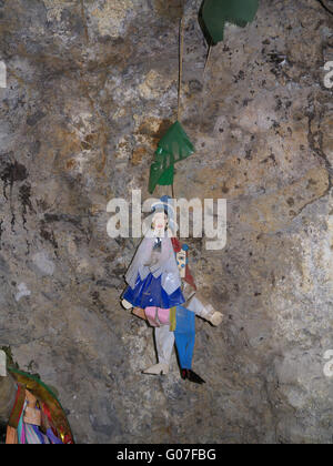 El Tio mining god at Cerro Rico Potosi silver mountain Bolivia Stock ...