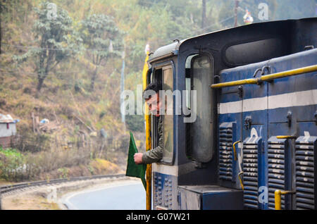 NDM6 diesel locomotive of Darjeeling Himalayan Railway Stock Photo - Alamy