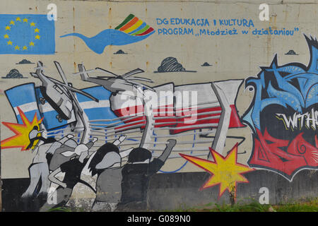Szczecin (Poland) | Graffiti on the wall Stock Photo - Alamy
