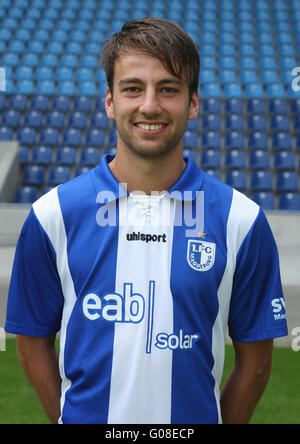 German footballer Christian Beck (1.FC Magdeburg Stock Photo - Alamy