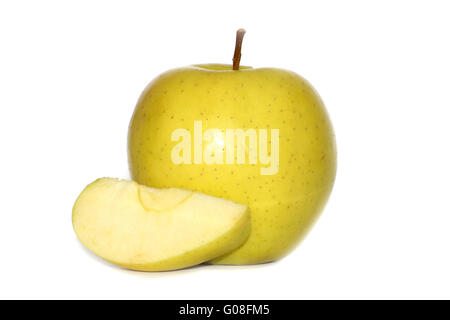 Apple on withe background Stock Photo - Alamy