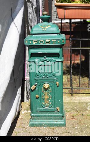 Old fashioned German mailbox, Germany Stock Photo - Alamy
