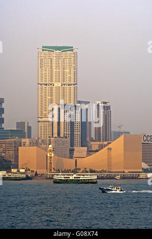 View of houses at sea Stock Photo - Alamy