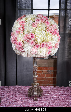 Beautiful floral arrangement with delicate orchid blossoms and small ...