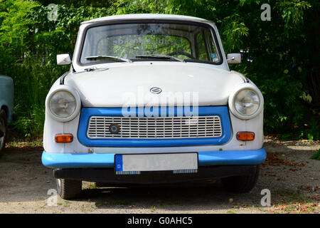 The Trabant car. East German VEB Sachsenring Automobilwerk. Trabant ...