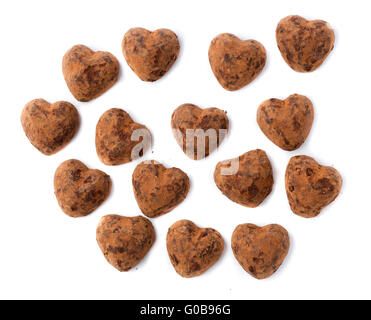 CHOCOLATE TRUFFLES AND BULK CHOCOLATE Stock Photo - Alamy