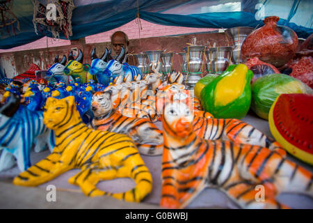 Colorful handmade toys, locally called Khelna, in a Bangla Pohela ...