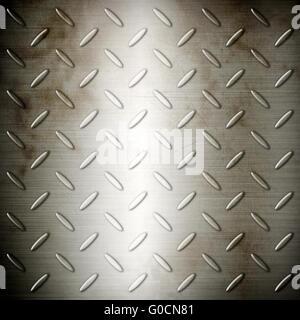 Steel sheet old silver floor. 3D rendering Stock Photo - Alamy