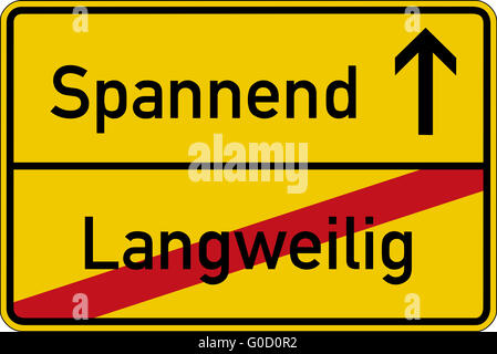 Exciting or boring Stock Photo - Alamy