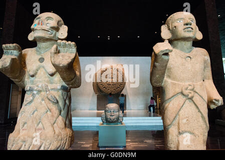 MEXICO CITY, Mexico — The Stone of the Sun, a massive Aztec ceremonial ...