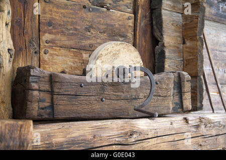 The old grindstone Stock Photo - Alamy