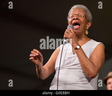 Germaine Bazzle performs during the New Orleans Jazz & Heritage ...