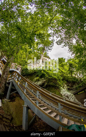 scenes near chimney rock and lake lure in blue ridge mountains north ...