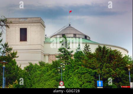 Polish Government building, Warsaw, Poland Stock Photo: 26951685 - Alamy