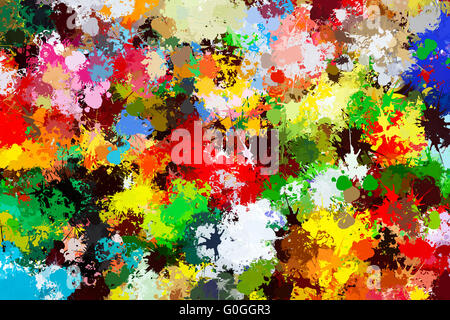 Creative abstract background. Art. Paint splash. Daub, stains, spots ...