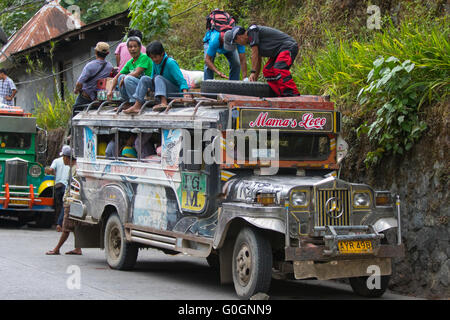 Overloaded Jeepney in The Philippines Stock Photo - Alamy