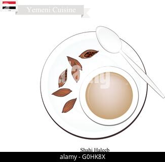 yemen arabic milk tea Stock Photo - Alamy