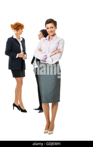 happy successful business team isolated on white background Stock Photo ...