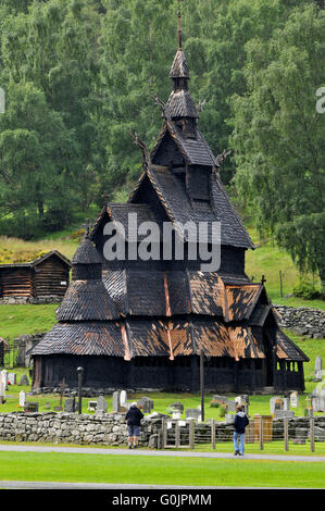 Borgund Stave Church, Sogn og Fjordane, Norway Stock Photo - Alamy