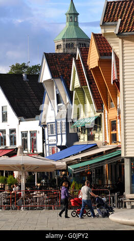 Wooden houses, Vagan, old town, Stavanger, Rogaland, Norway Stock Photo ...