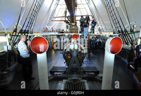 Polar ship, research vessel Fram, Fram Museum, Oslo, Norway ...