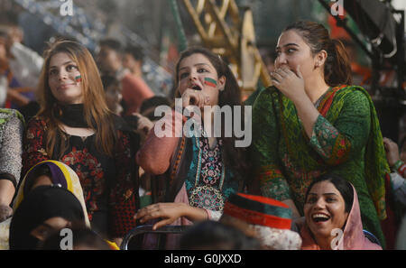 Leaders and supporters of Tehreek-e-Insaf (PTI) are holding protest ...