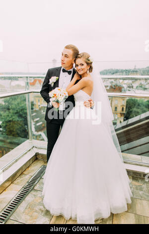 Beautiful yellow roses on color background Stock Photo - Alamy