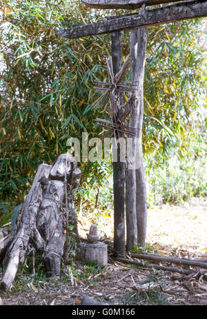 Thailand: The Spirit Gate at the Akha village of Ban Huai Kee Lek ...