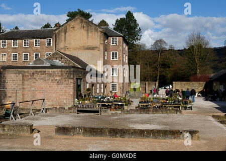 Cromford Mills in the Peak District Derbyshire England United KIngdom ...