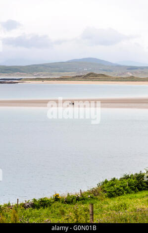Narin Strand or beach, near Portnoo, Ardara, County Donegal, Ireland. A ...