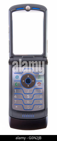 Modern clamshell cell phone Stock Photo - Alamy